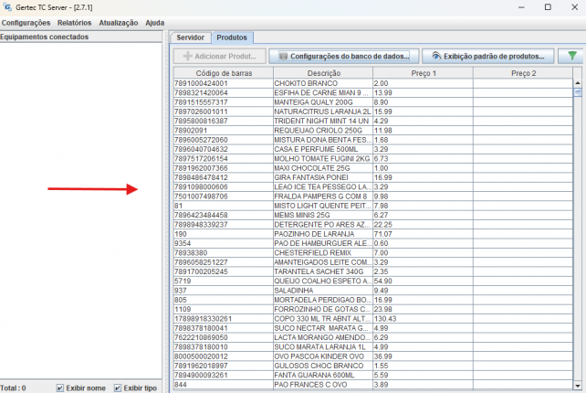Como configurar o TC SERVER da Gertec - VipERP
